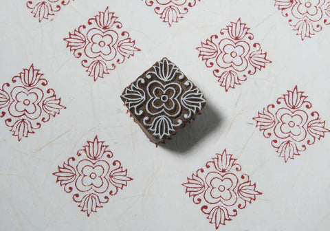 Floral Tile Block | Liberties Papers